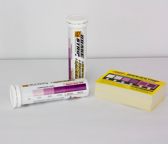 Brake Fluid Test Kit – 100 Strips and Cards